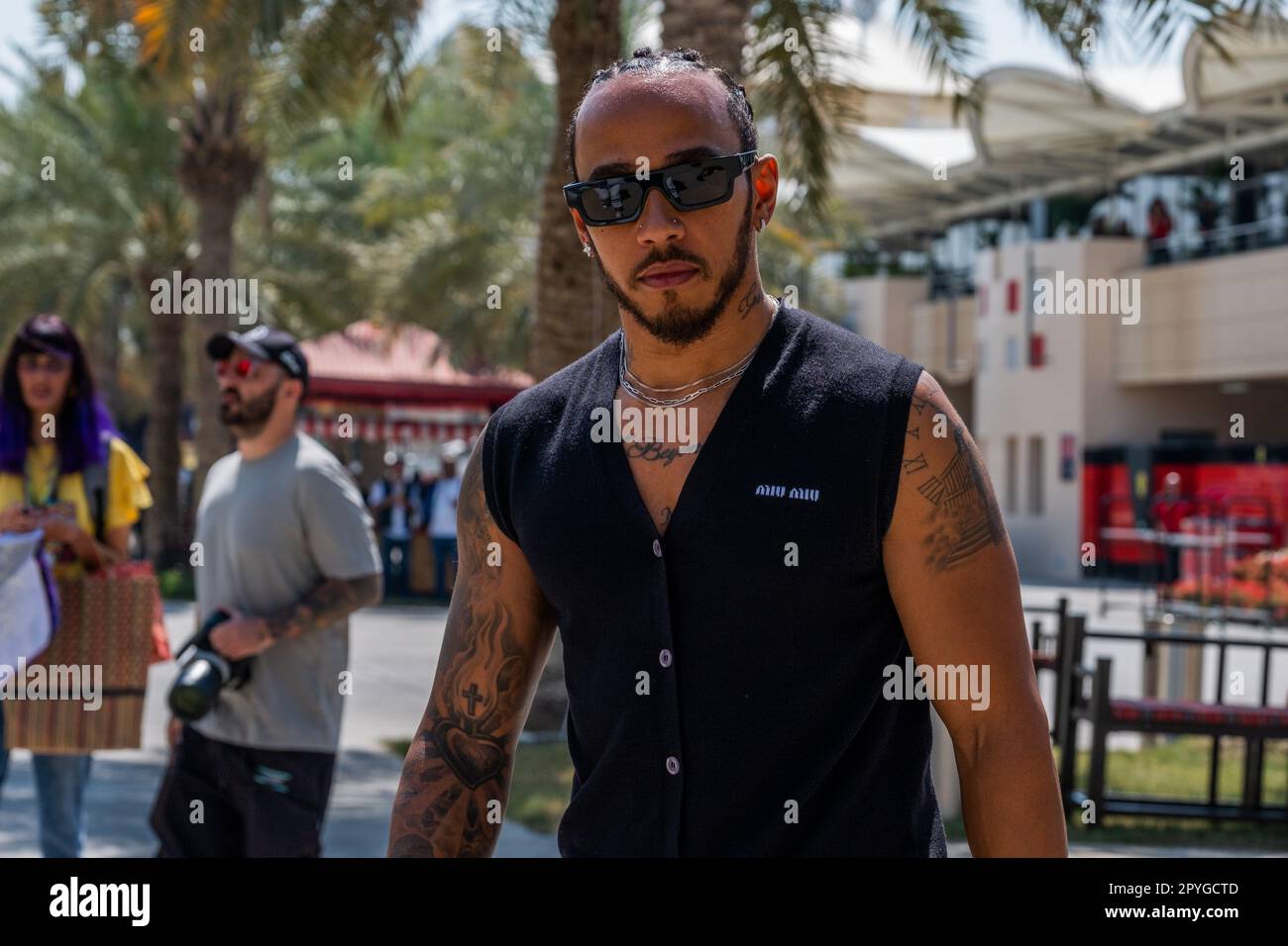 MANAMA, BAHRAIN, Sakhir circuit, 3. March 2023: #44, Lewis HAMILTON ...