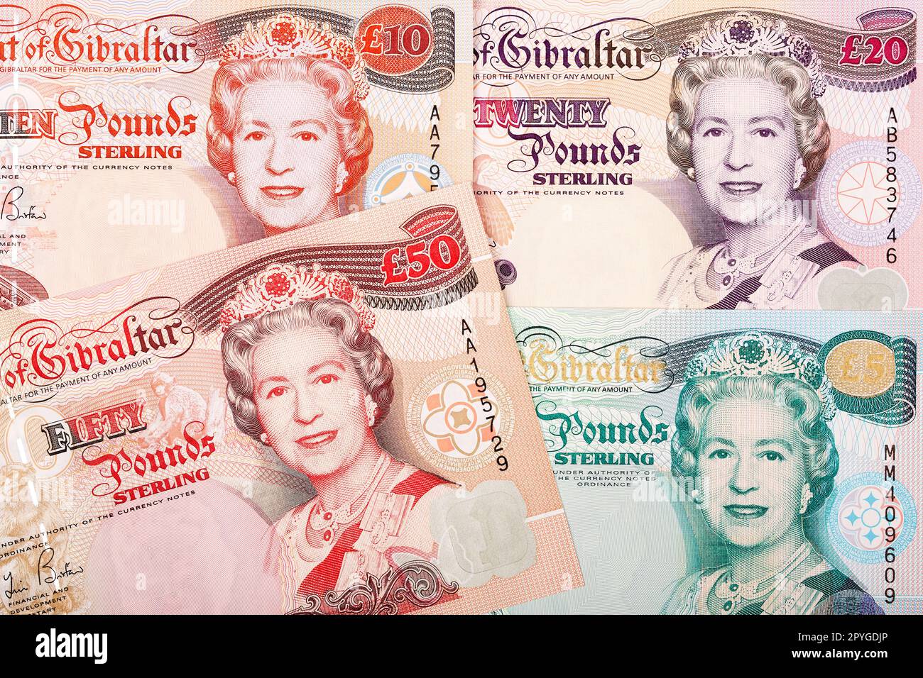 British gibraltar note hi-res stock photography and images - Alamy