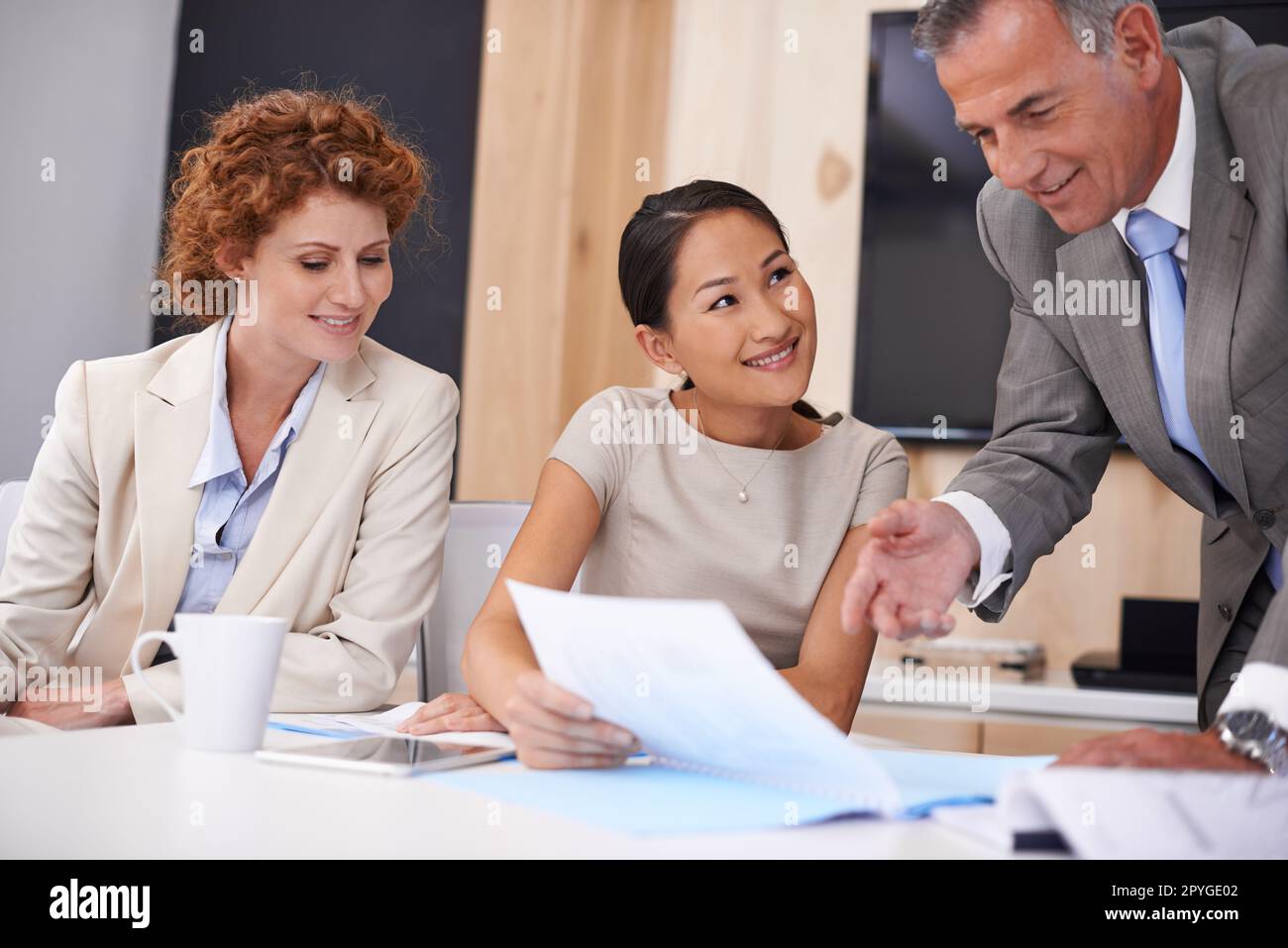 Female boss group hi-res stock photography and images - Alamy