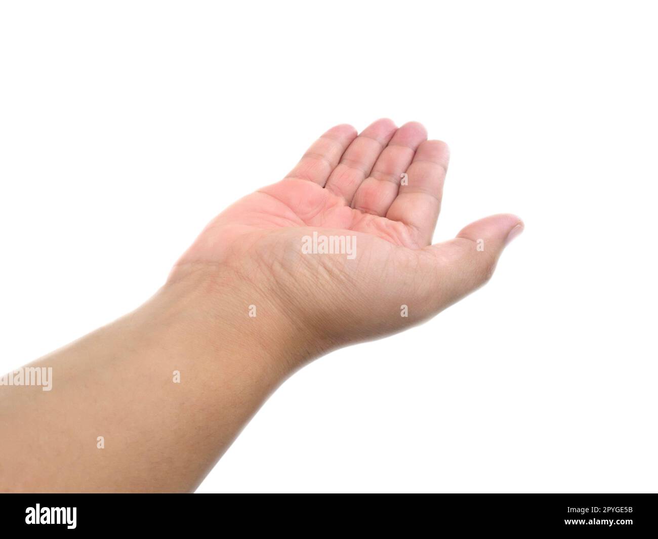 Right hand isolated on white Stock Photo - Alamy