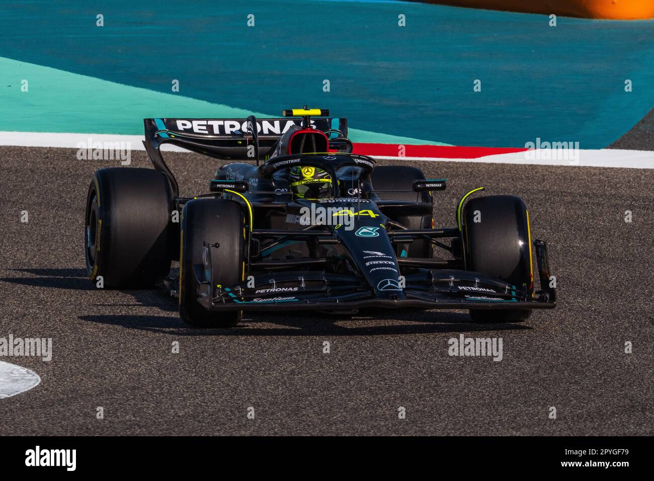 MANAMA, BAHRAIN, Sakhir circuit, 3. March 2023: #44, Lewis HAMILTON ...