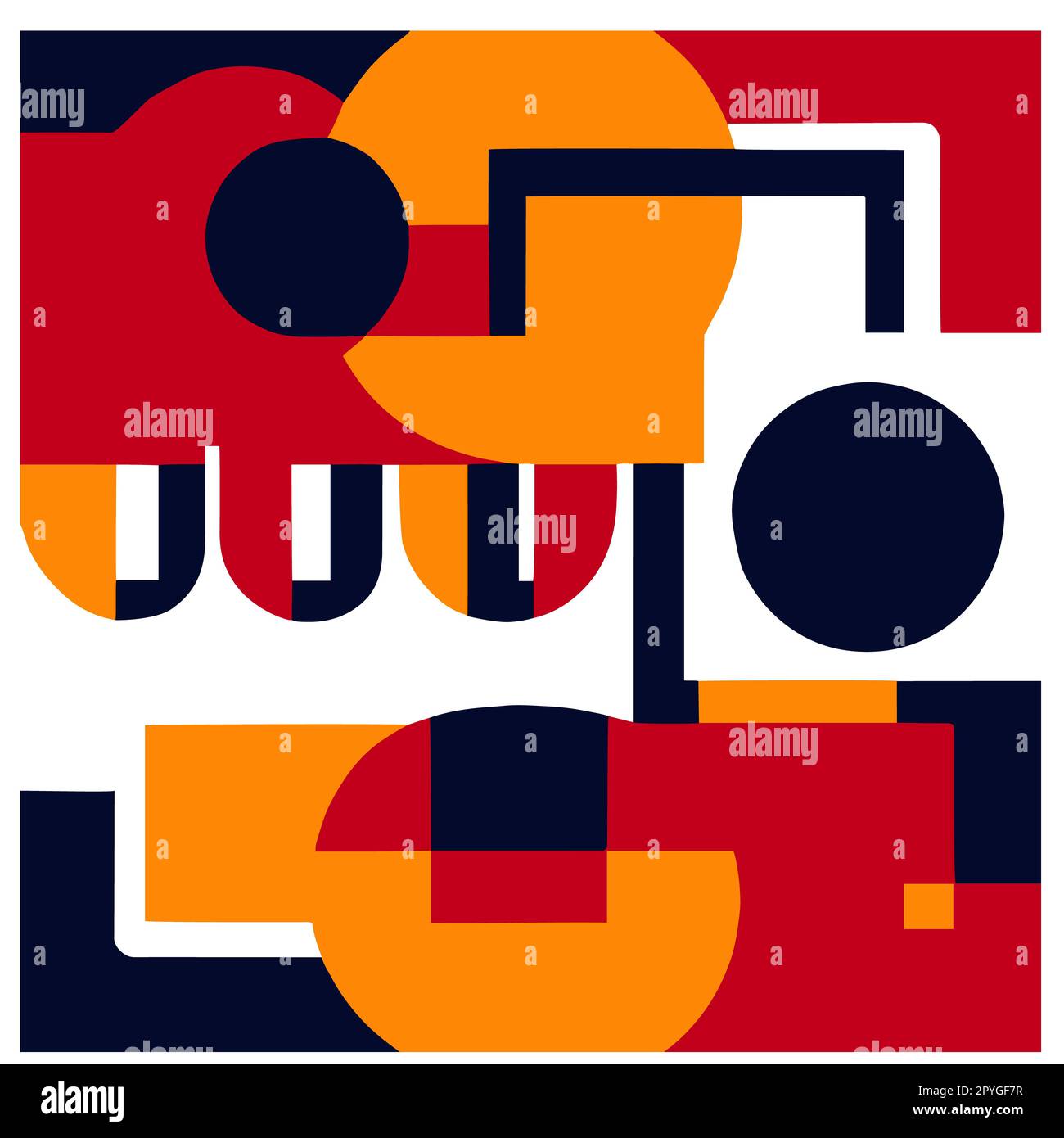 An abstract design featuring various shapes and forms Stock Photo - Alamy