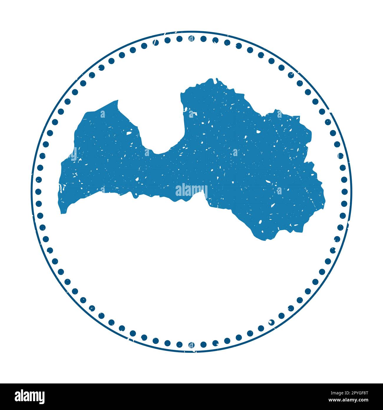 Latvia sticker. Travel rubber stamp with map of country, vector ...