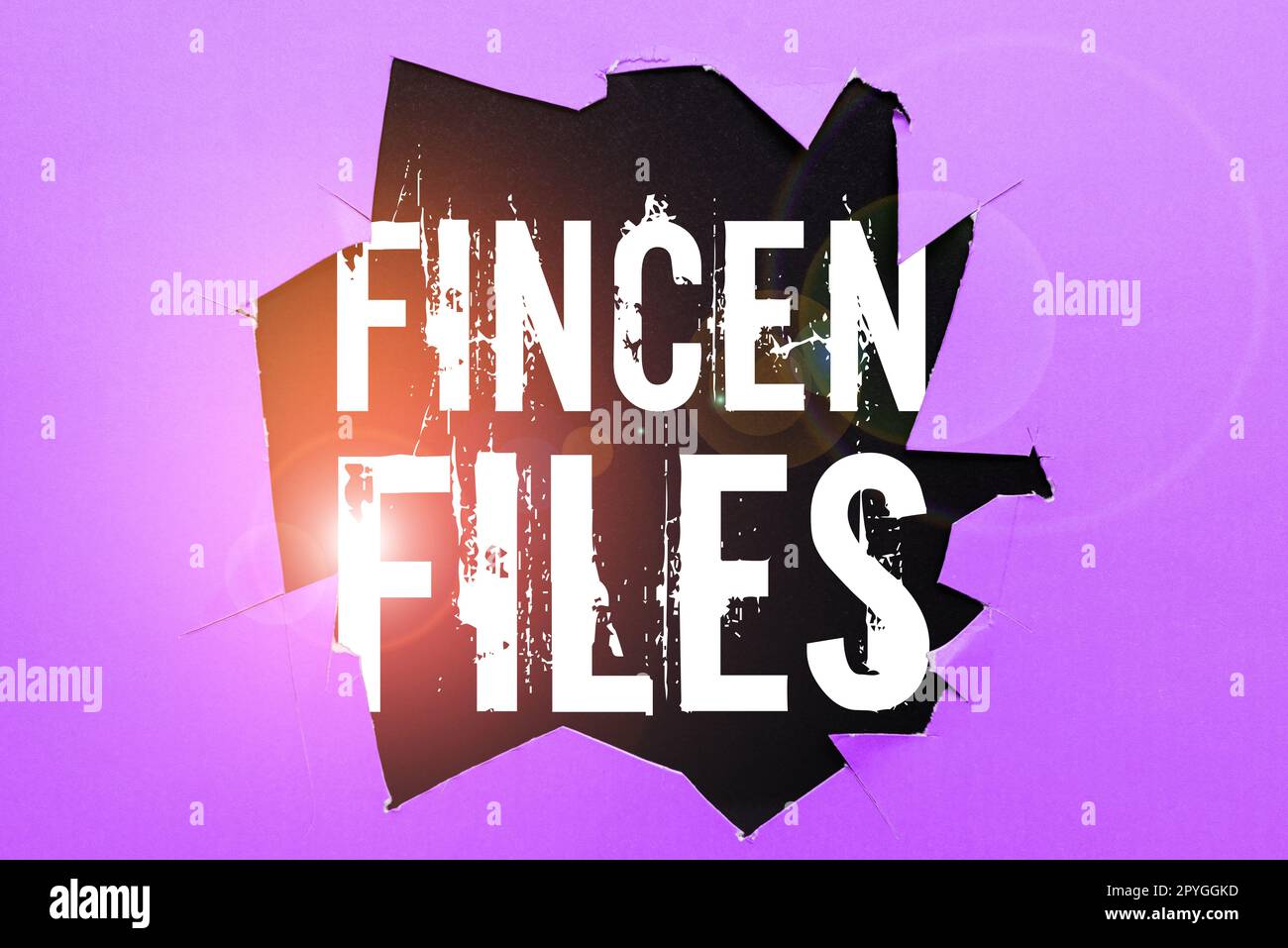 Conceptual caption Fincen Files. Word Written on Transactions in ...