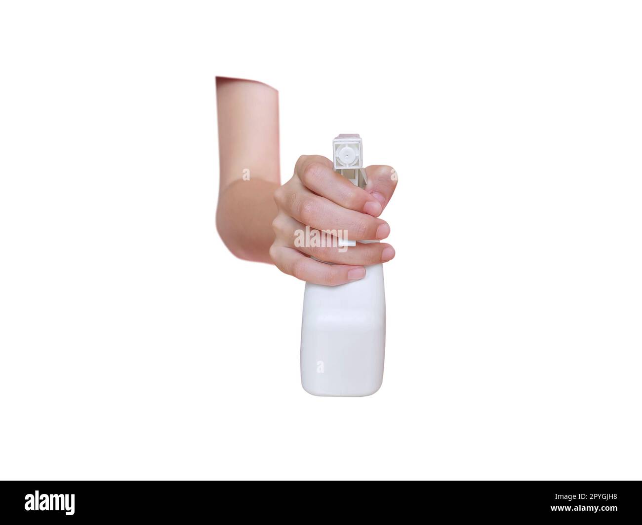 Fresh woman holding container Cut Out Stock Images & Pictures - Alamy