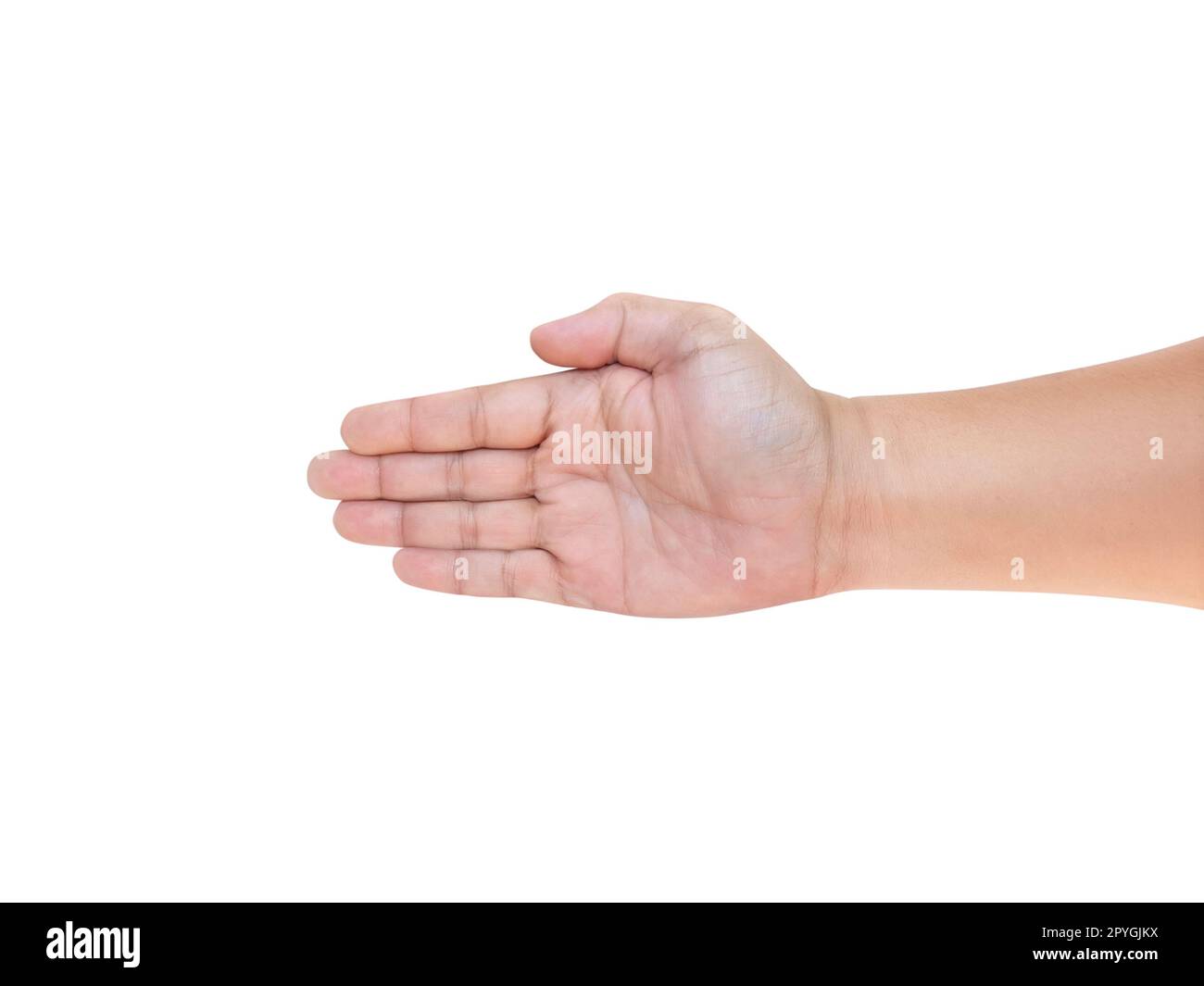 A Man hand, isolated on white background Stock Photo - Alamy