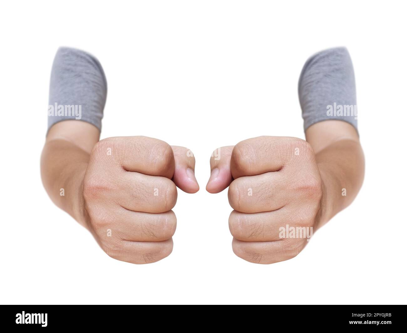 A Man hand, isolated on white background Stock Photo - Alamy