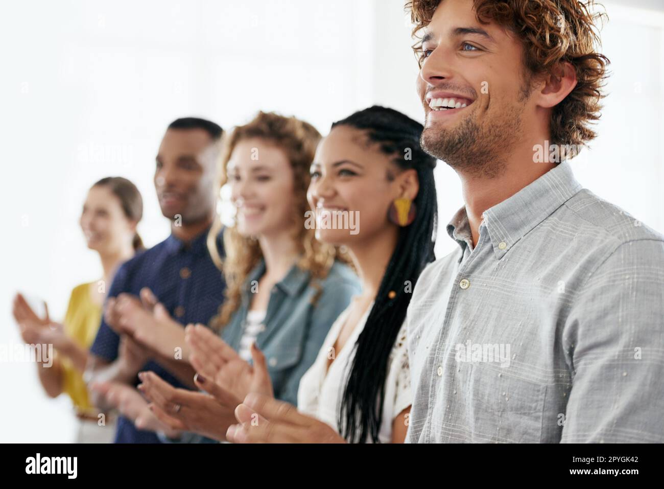 Group enthusiasm hi-res stock photography and images - Alamy