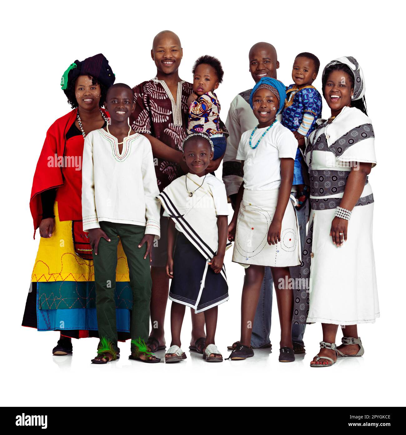 African american happy family black Cut Out Stock Images & Pictures - Alamy