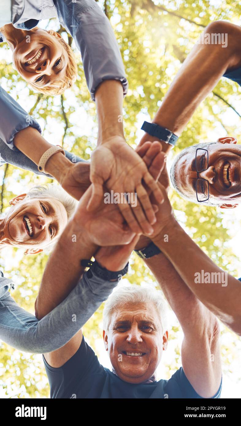 Group Of Older People