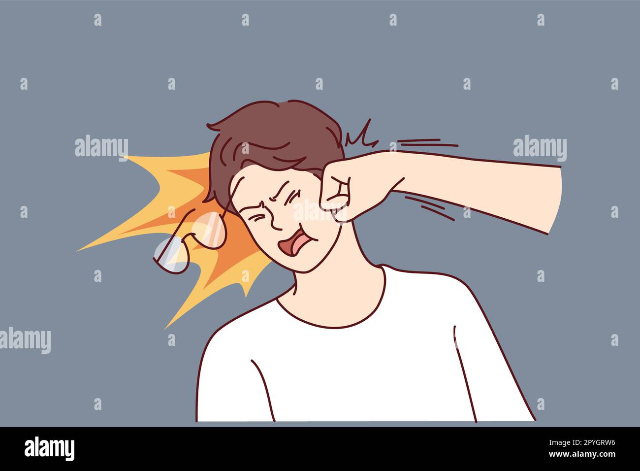 Guy gets punched hi-res stock photography and images - Alamy