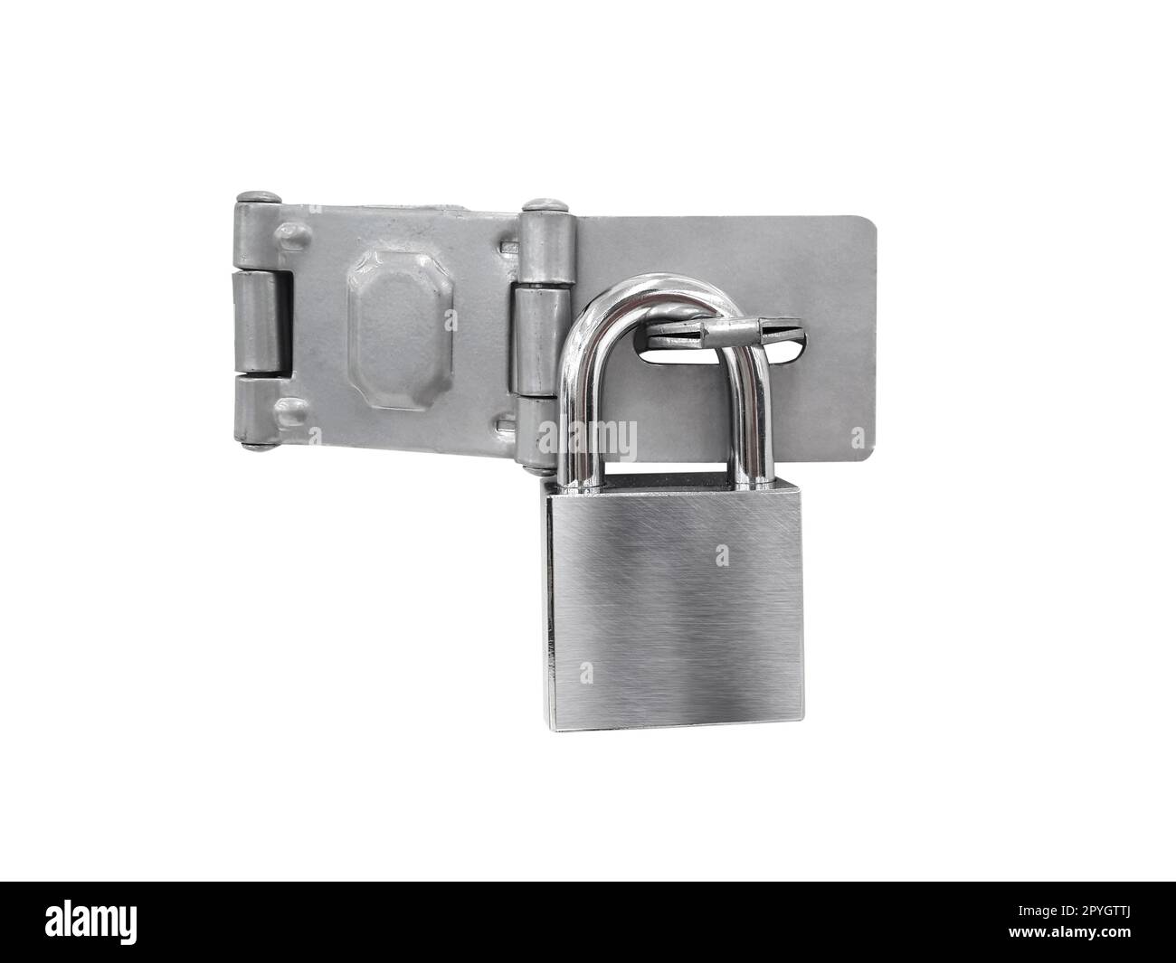 A padlock on an door Stock Photo - Alamy
