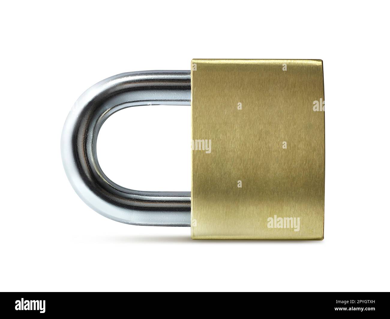 Metal padlock isolated on white background Stock Photo - Alamy