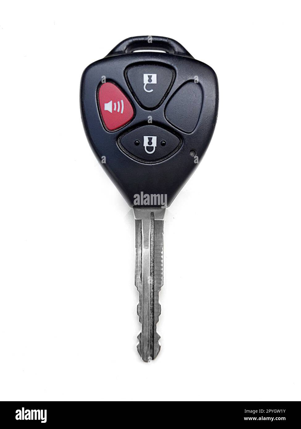 Remote car key isolated on white background Stock Photo - Alamy
