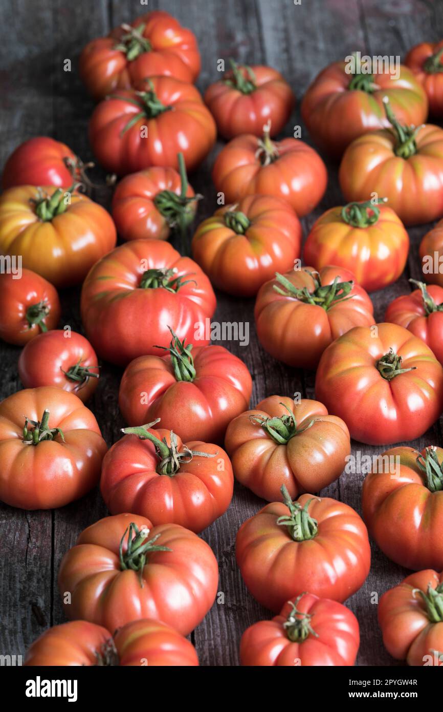 Organic food, Free red vegetables of tomato Stock Photo - Alamy