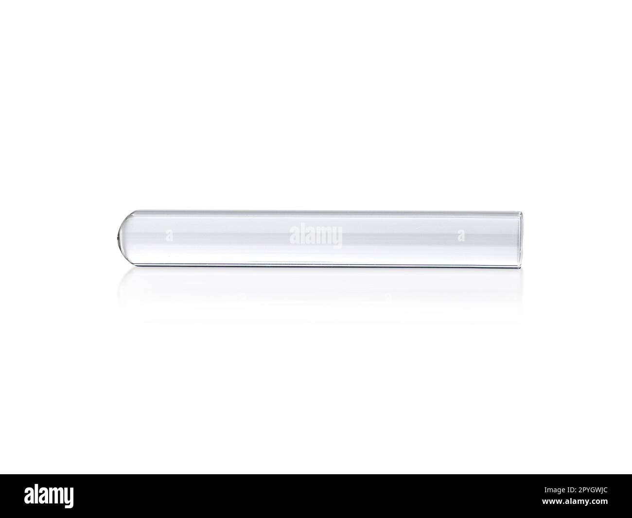 Laboratory test-tube isolated on white Stock Photo - Alamy