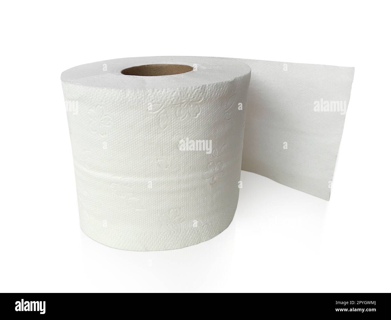 toilet paper, tissue paper roll isolated on white background Stock ...