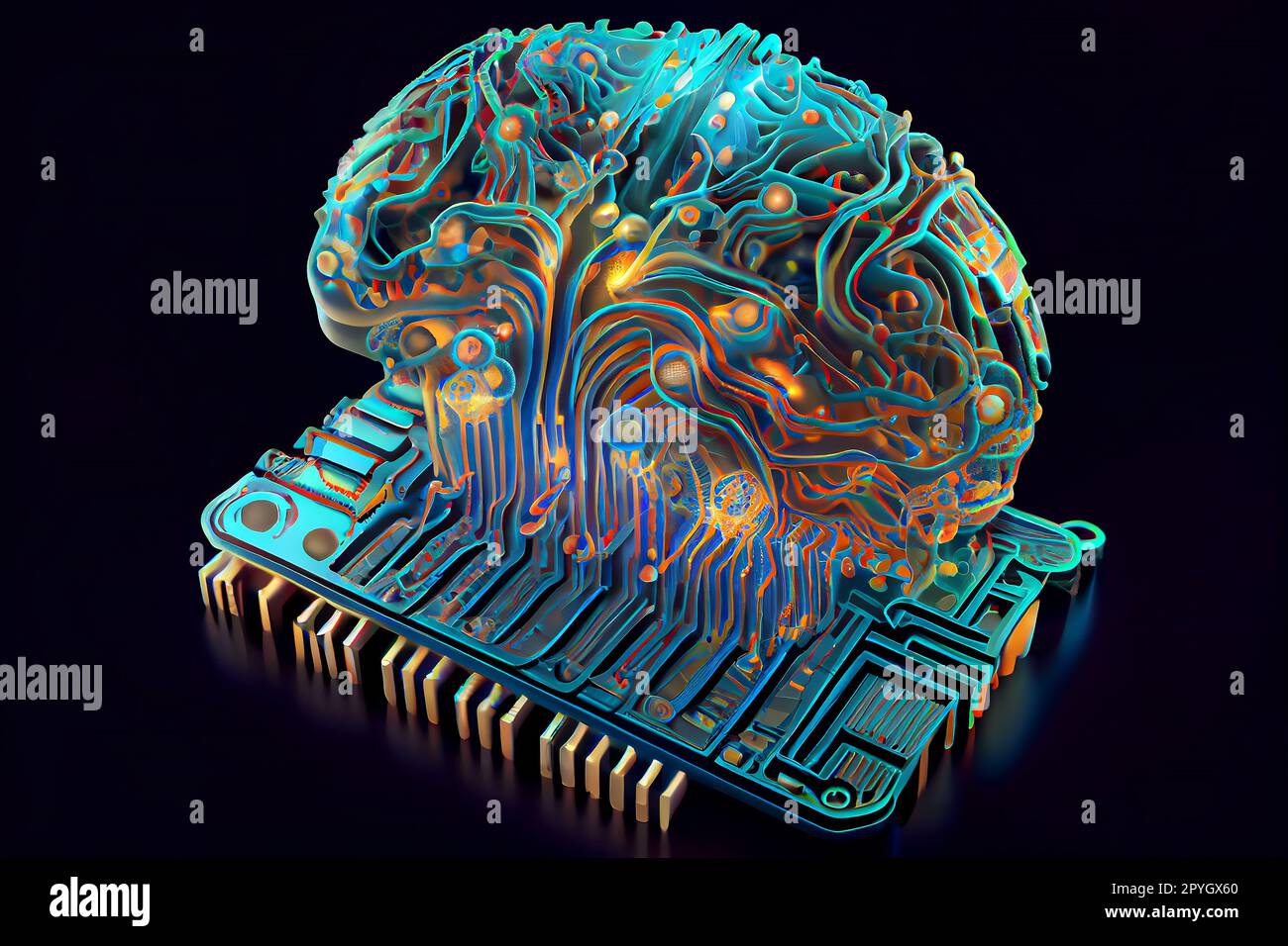Future potential of biocomputers Stock Photo - Alamy