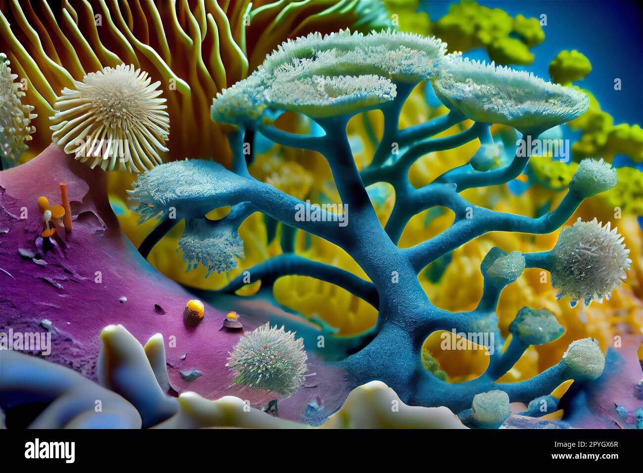 Abstract biology background Stock Photo - Alamy