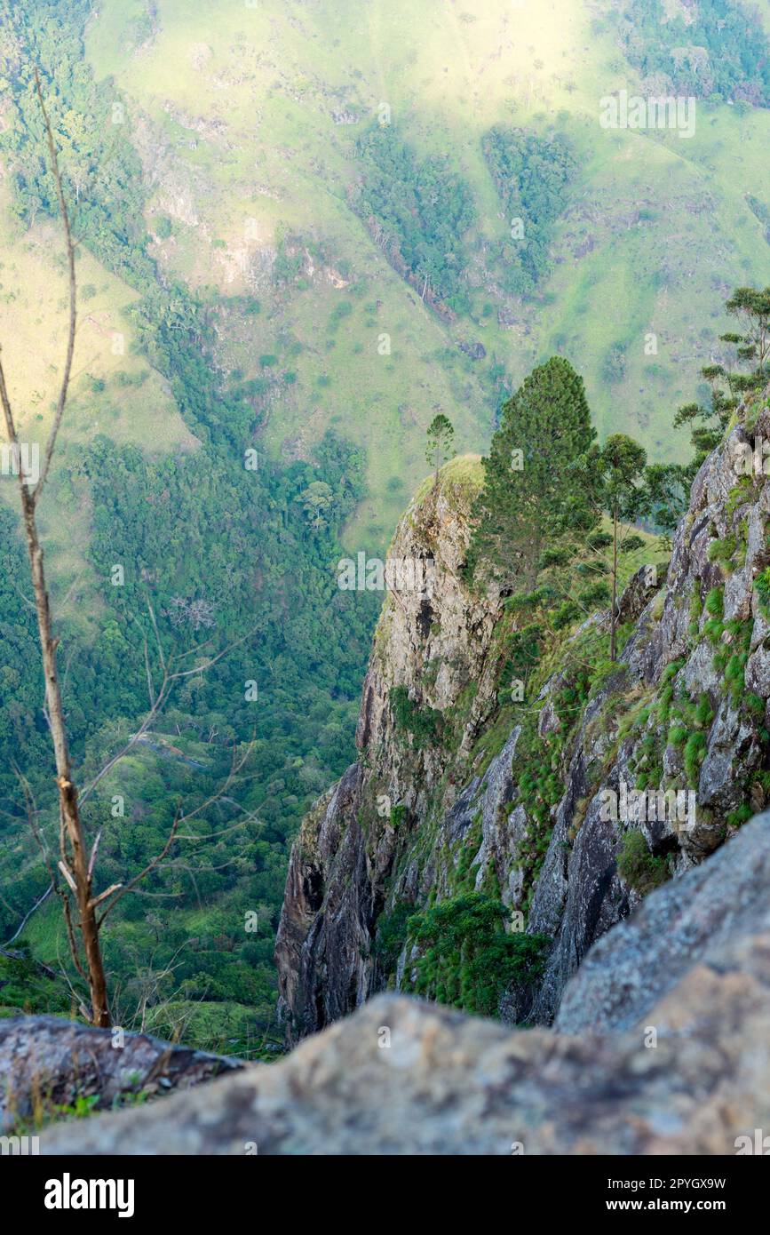 View down to the Ella gap in the highlands of Sri Lanka Stock Photo - Alamy