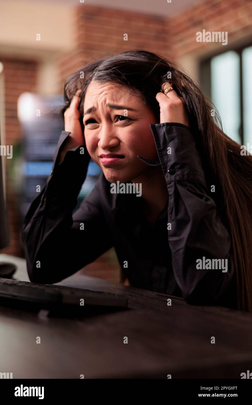 Exhausted programmer was struggling to keep up with the demands of the ...