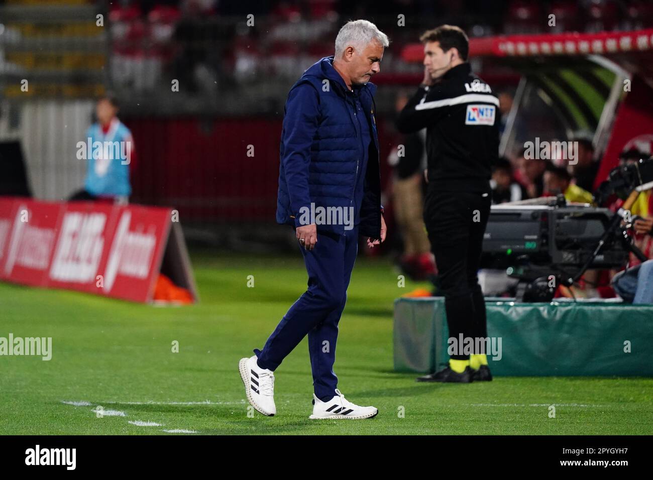 Monza, Italy - 03/05/2023, The head coach Jose' Mourinho (AS Roma ...