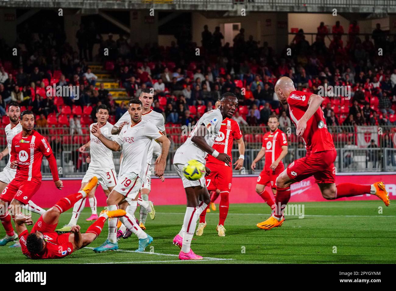 Monza, Italy - 03/05/2023, Luca Caldirola (AC Monza) scores the goal of ...