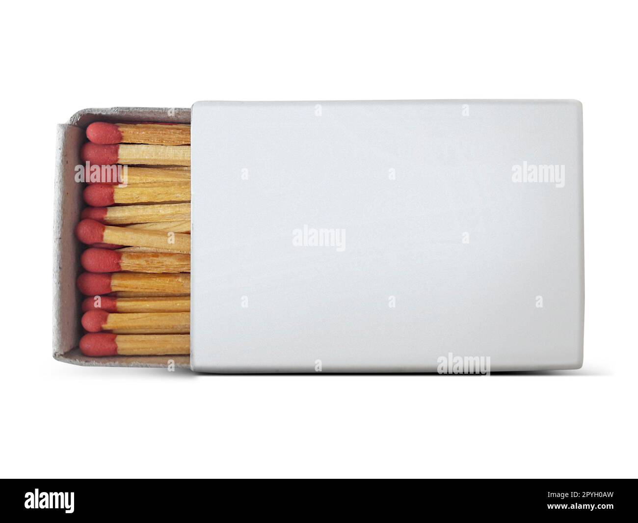 Bright red wooden matches as isolated on a white background Stock Photo ...
