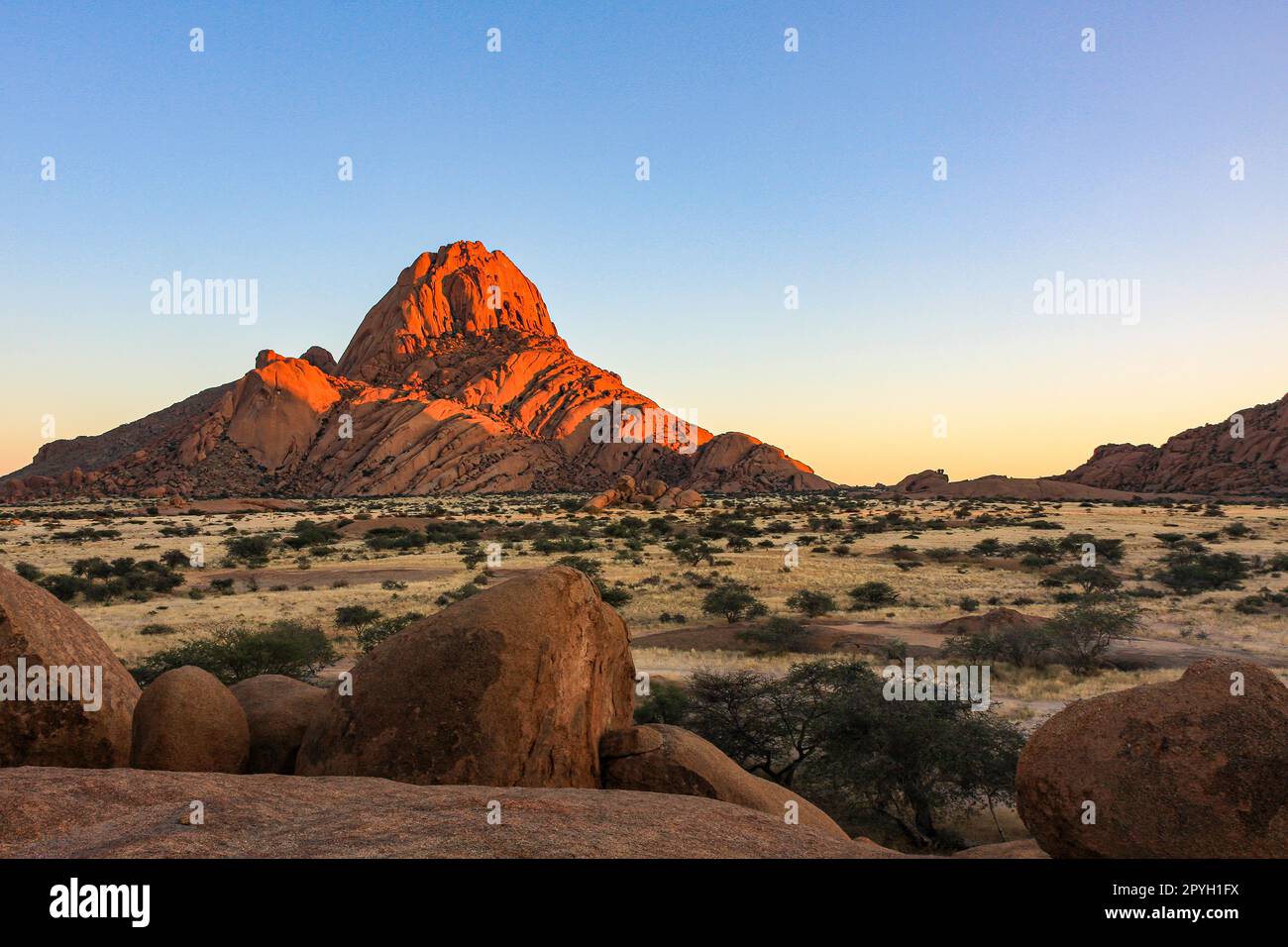 The Spitzkoppe mountain in Namibia Stock Photo - Alamy