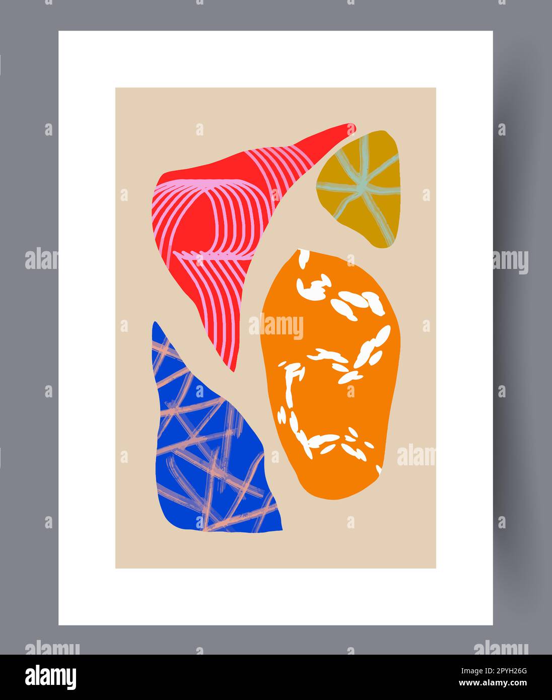 Abstract minimalism contemporary picture wall art print. Contemporary ...