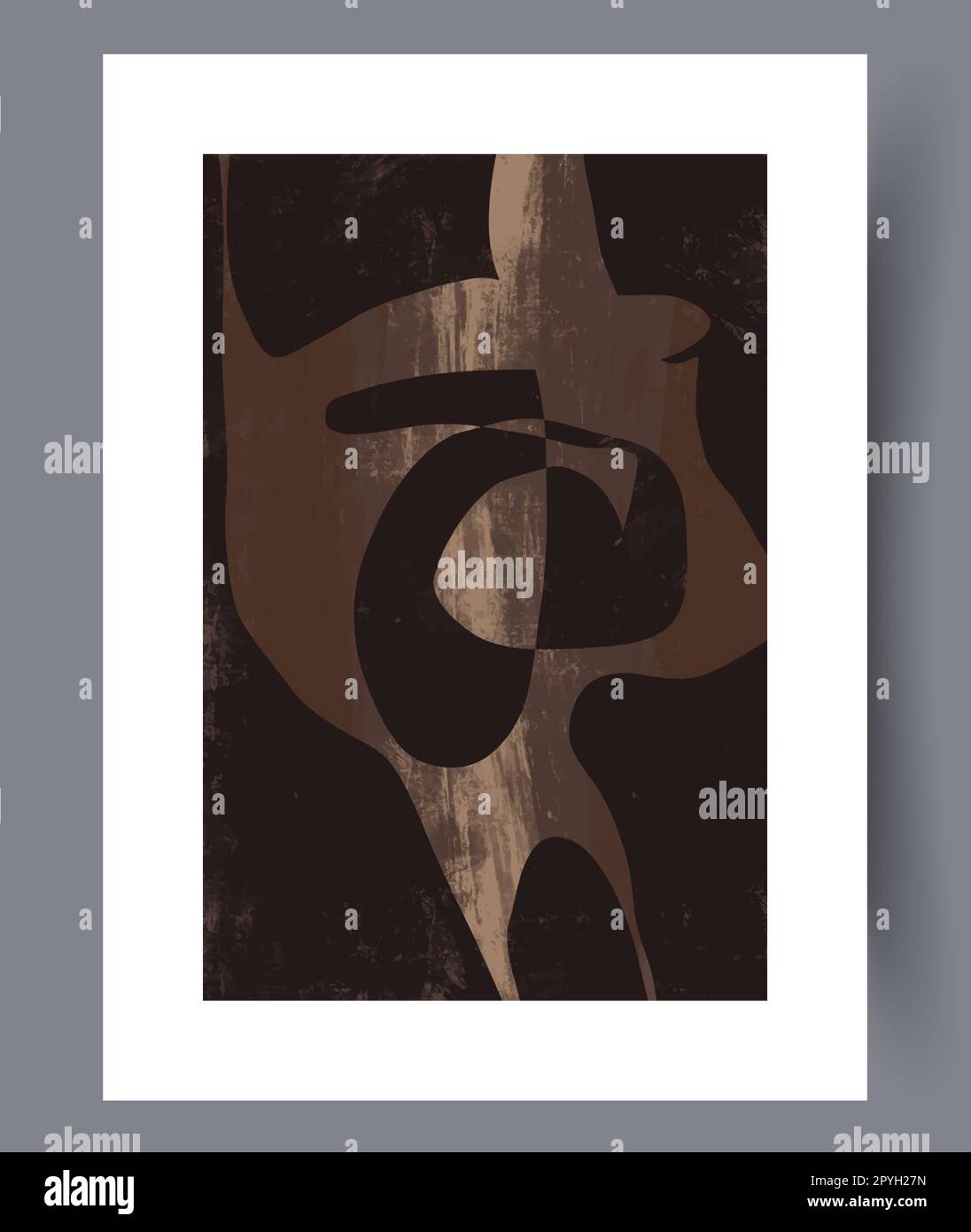 Abstract forms chaotic imagination wall art print. Wall artwork for ...