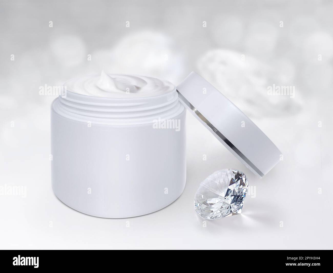 cosmetic ads. Premium hydrating facial cream isolated delicate. Skin ...