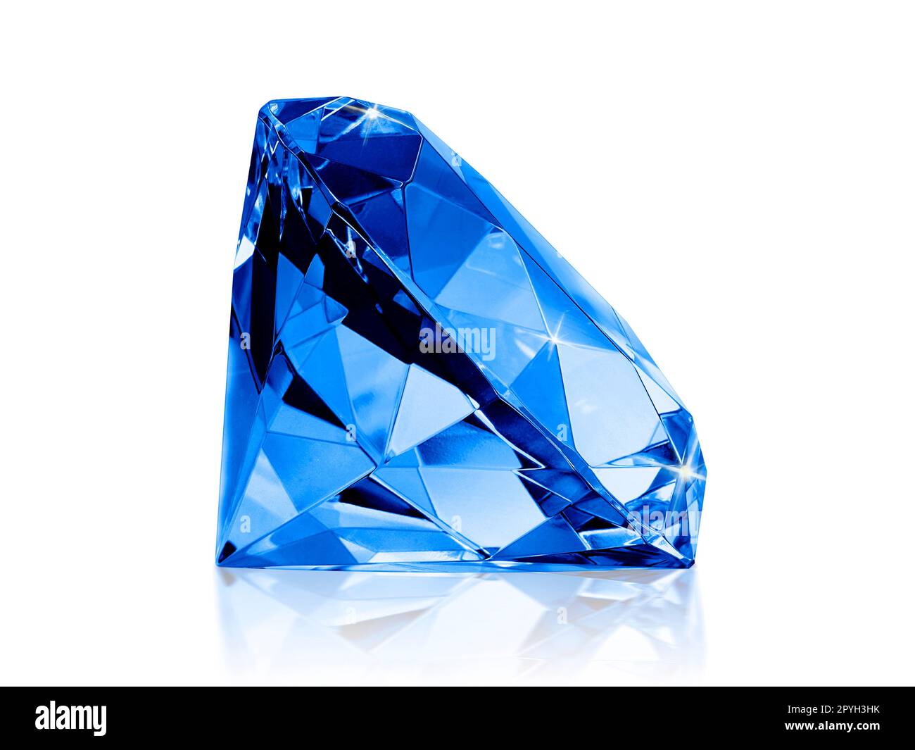 Blue diamond stone Cut Out Stock Images & Pictures - Alamy