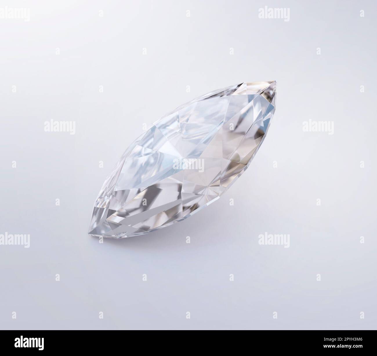 Beautiful diamond on shiny hi-res stock photography and images - Alamy