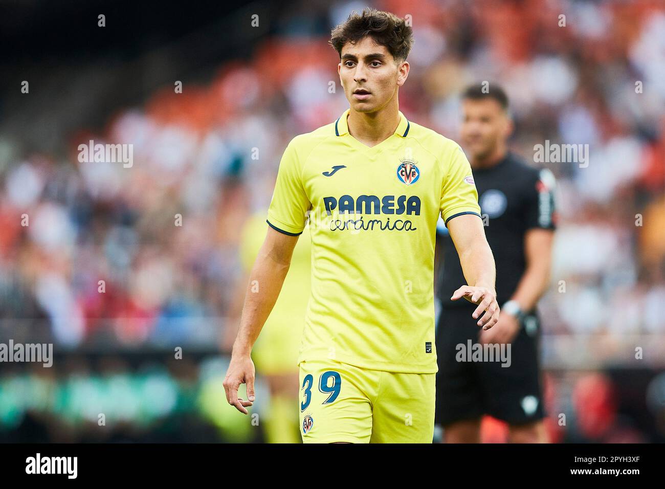 Ramon Terrats (Villarreal CF, #39) looks on during the LaLiga Santander ...