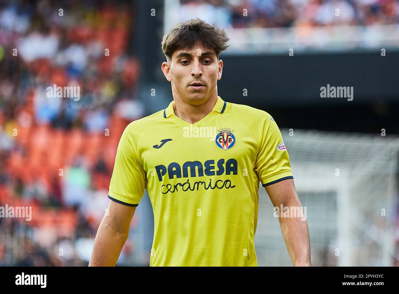 Ramon Terrats (Villarreal CF, #39) looks on during the LaLiga Santander ...