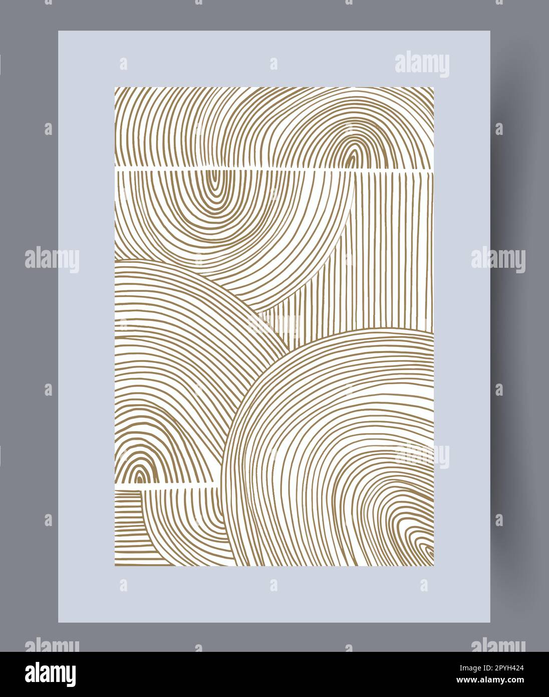 Abstract boho minimalistic geometry wall art print. Printable minimal ...