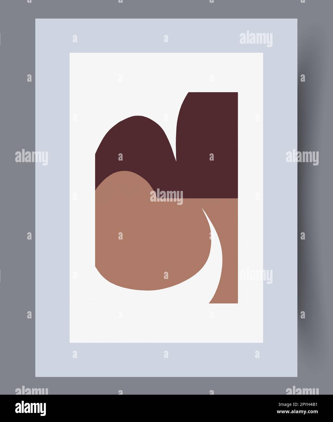 Abstract boho scandinavian conceptualism wall art print. Wall artwork ...