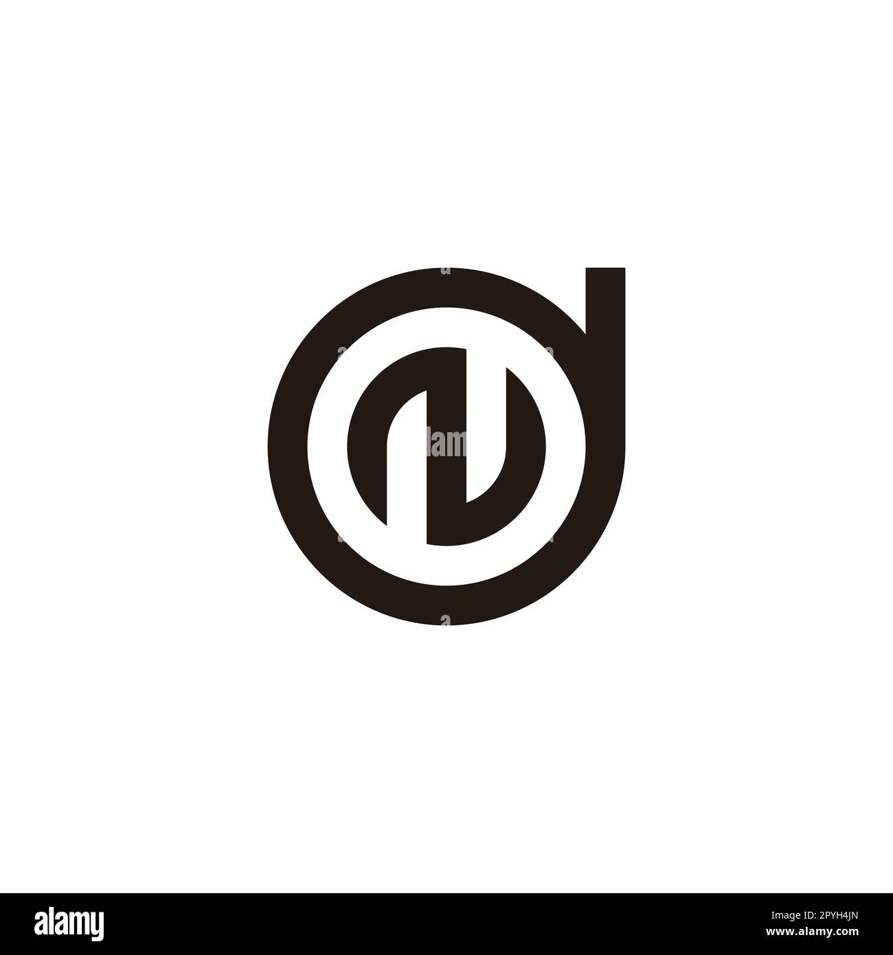 D Inside Circle Symbol