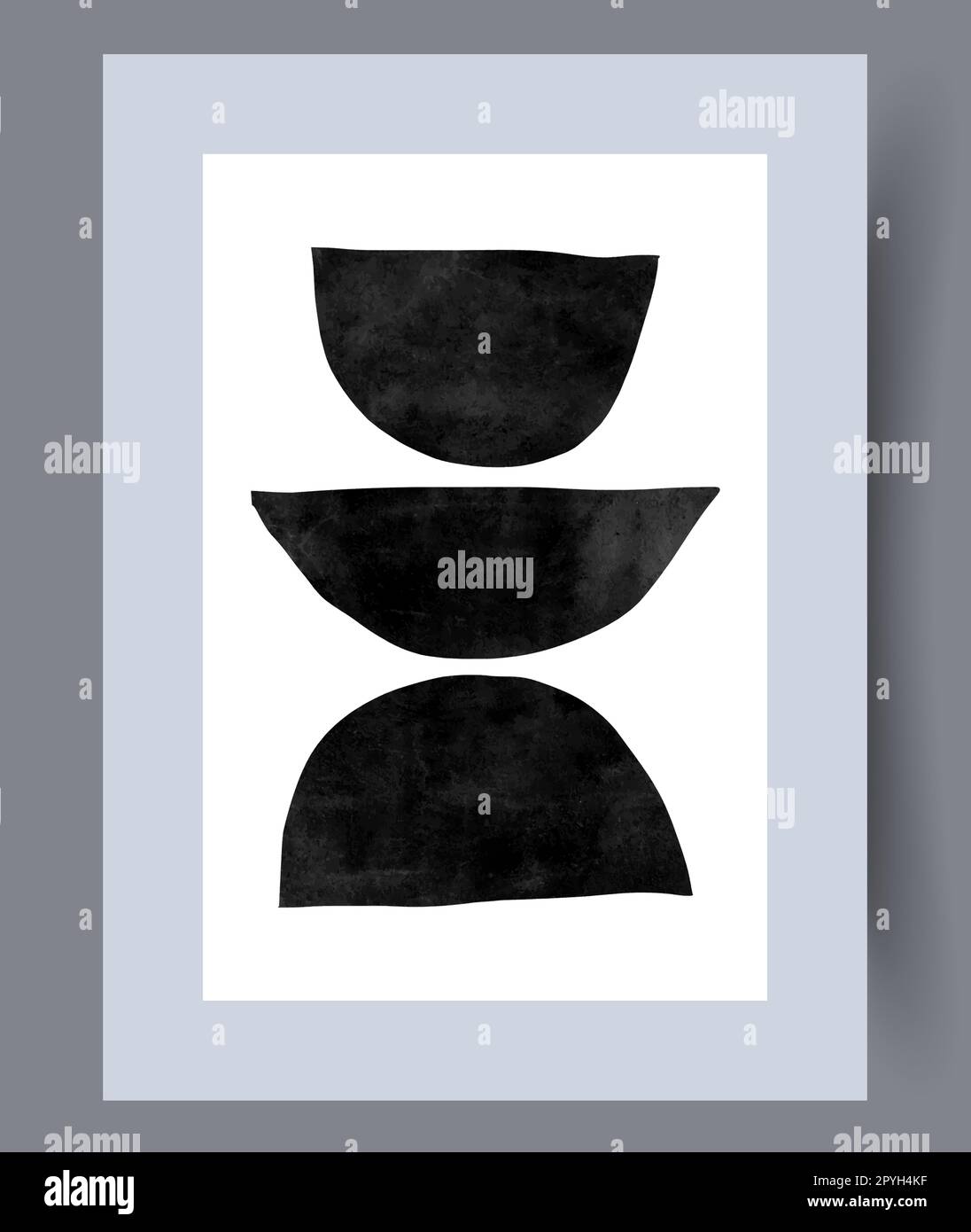 Abstract elements creative pyramid wall art print. Printable minimal ...