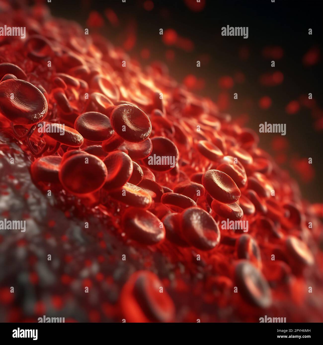 Red blood cells in an artery Stock Photo - Alamy