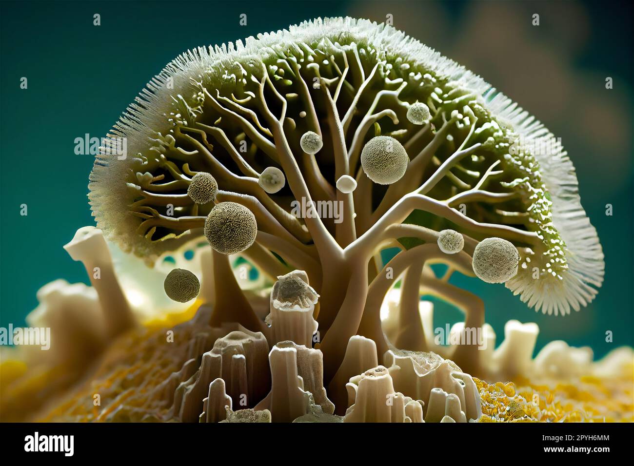 Beautiful microworld 3D Stock Photo - Alamy
