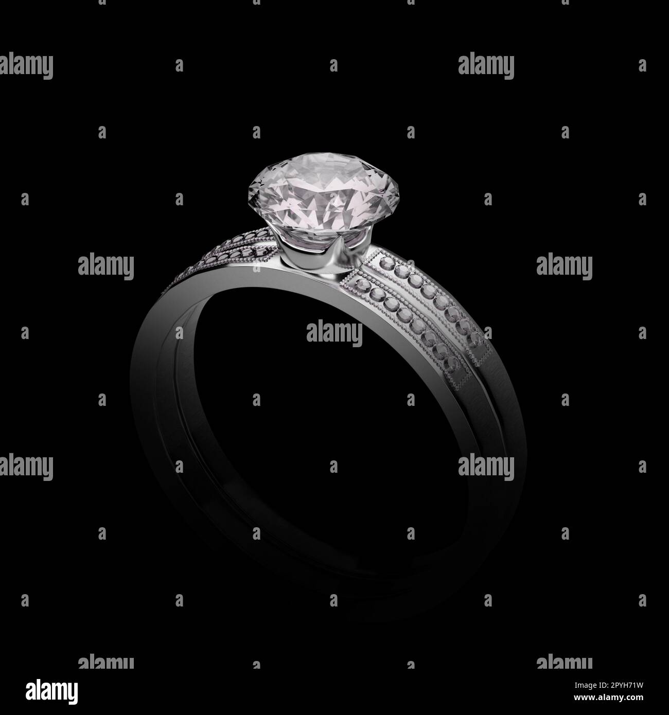 Ring black background hi-res stock photography and images - Alamy