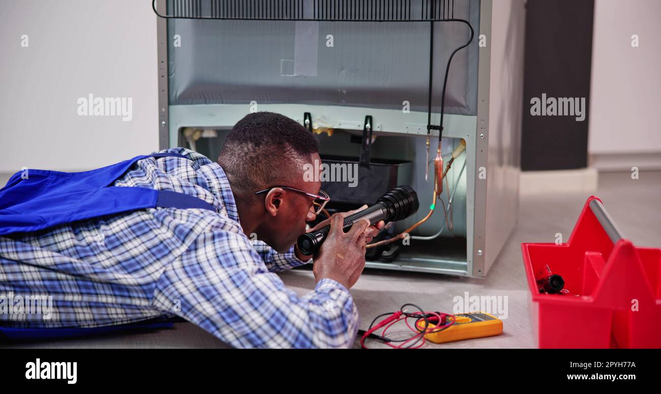 American fridge freezer hi-res stock photography and images - Alamy