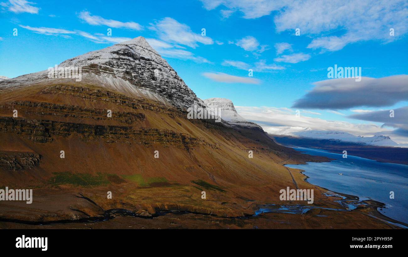 The Bulandstindur, or Pyramid mountain in Iceland Stock Photo - Alamy