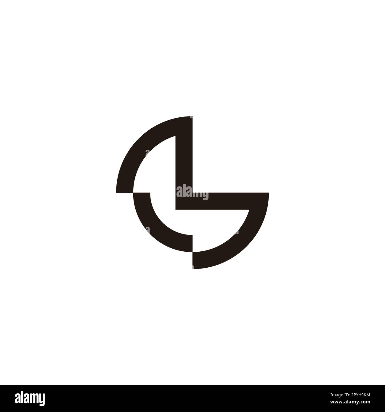 Letter MG GM M G outline geometric symbol simple logo vector Stock Vector Image & Art - Alamy