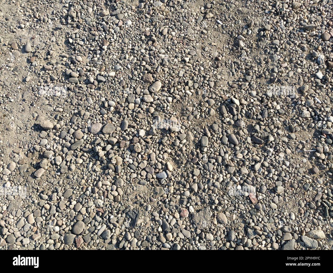 Gray stones background. Small and large gravel. Natural background ...