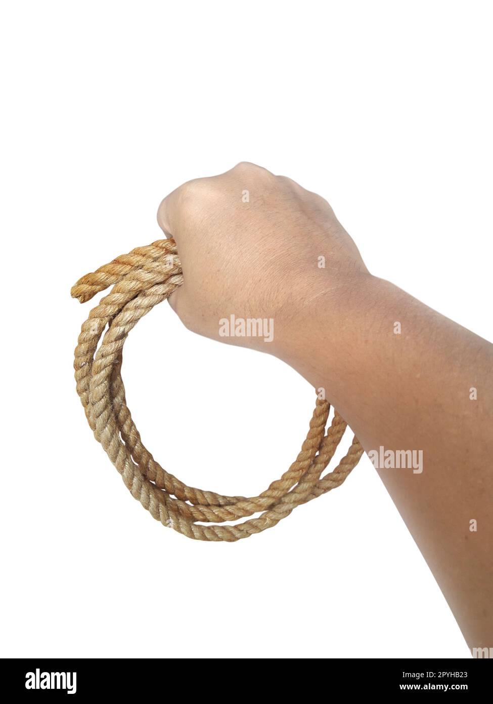 Hand holding rope hi-res stock photography and images - Alamy