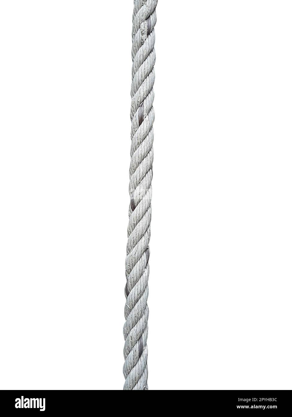 Old Ropes isolated on a white background Stock Photo - Alamy