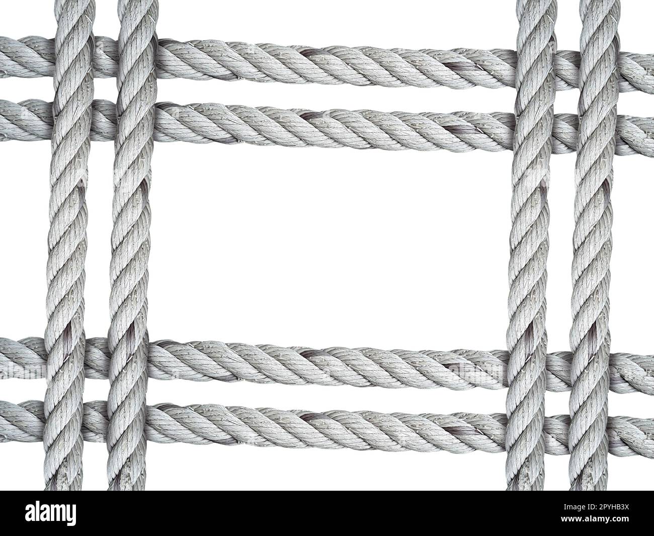 Closeup brown ropes on Cut Out Stock Images & Pictures - Alamy